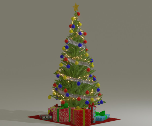 ArtStation - Christmas tree in Blender | Resources