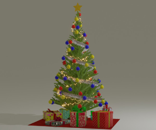 ArtStation - Christmas tree in Blender | Resources