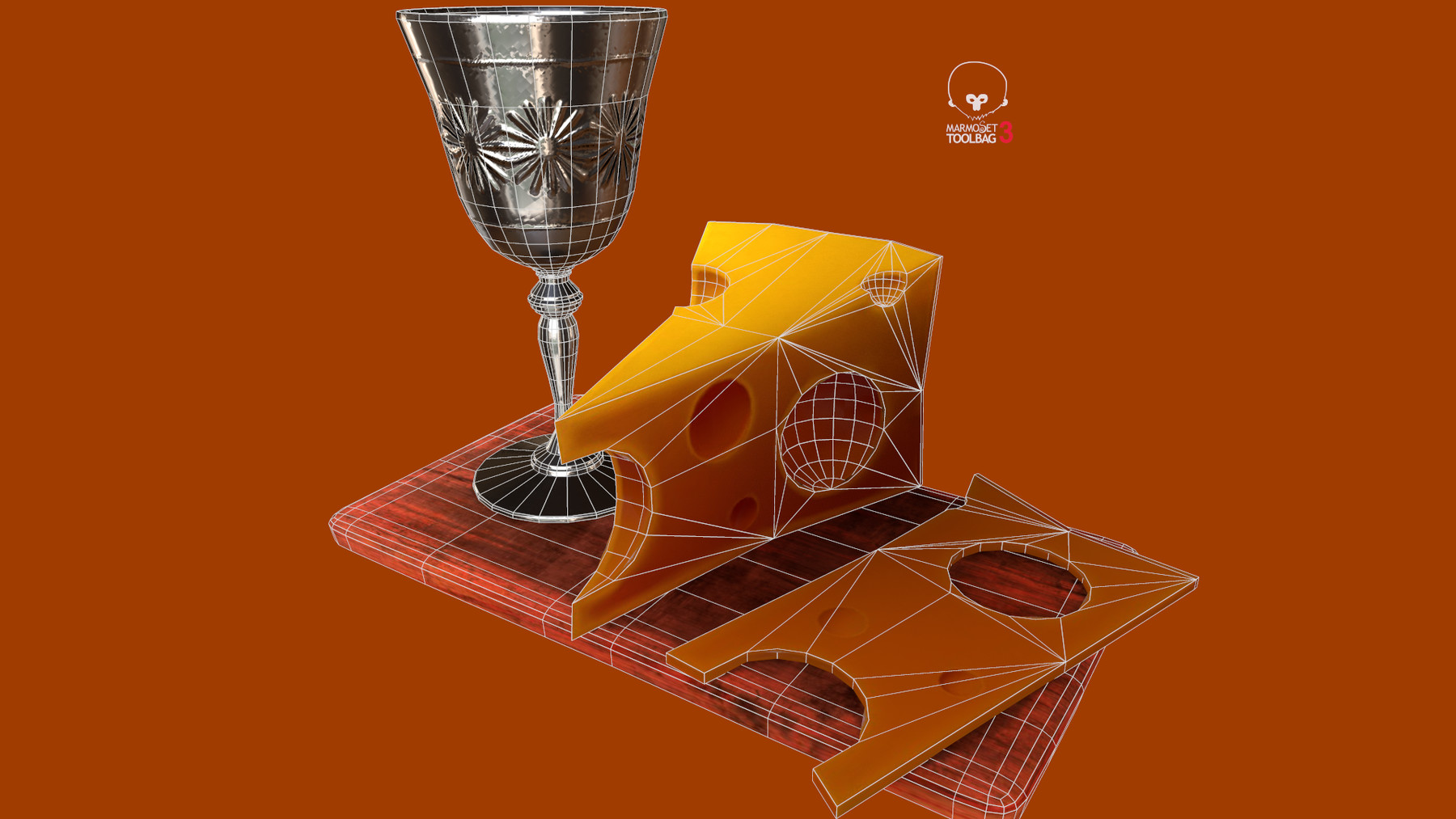 ArtStation - Wine And Cheese | Game Assets