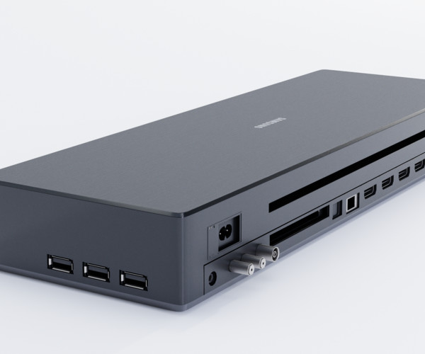 ArtStation - Samsung TV Q90 Set - Television, Remote, Box | Resources