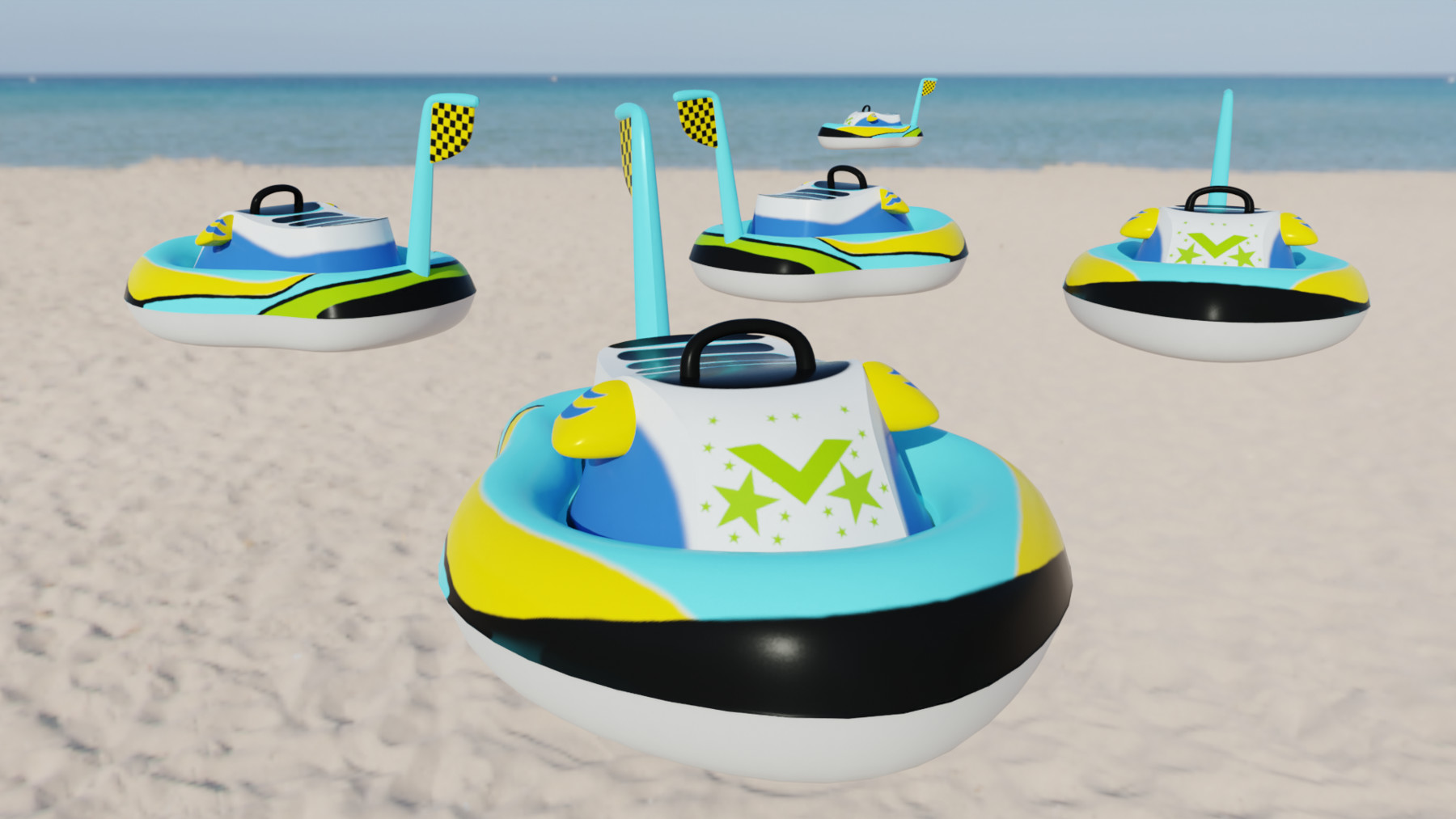 ArtStation - Jet Ski Inflatable Toy | Game Assets