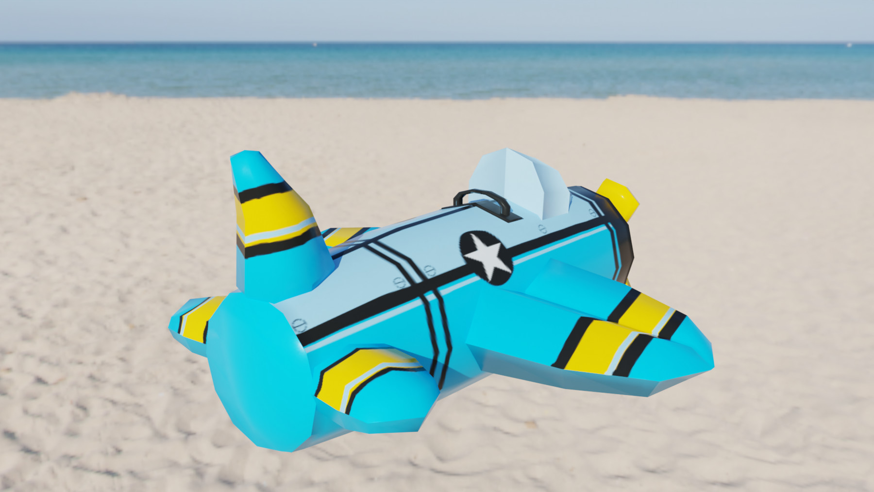 ArtStation - Plane Inflatable Toy | Game Assets