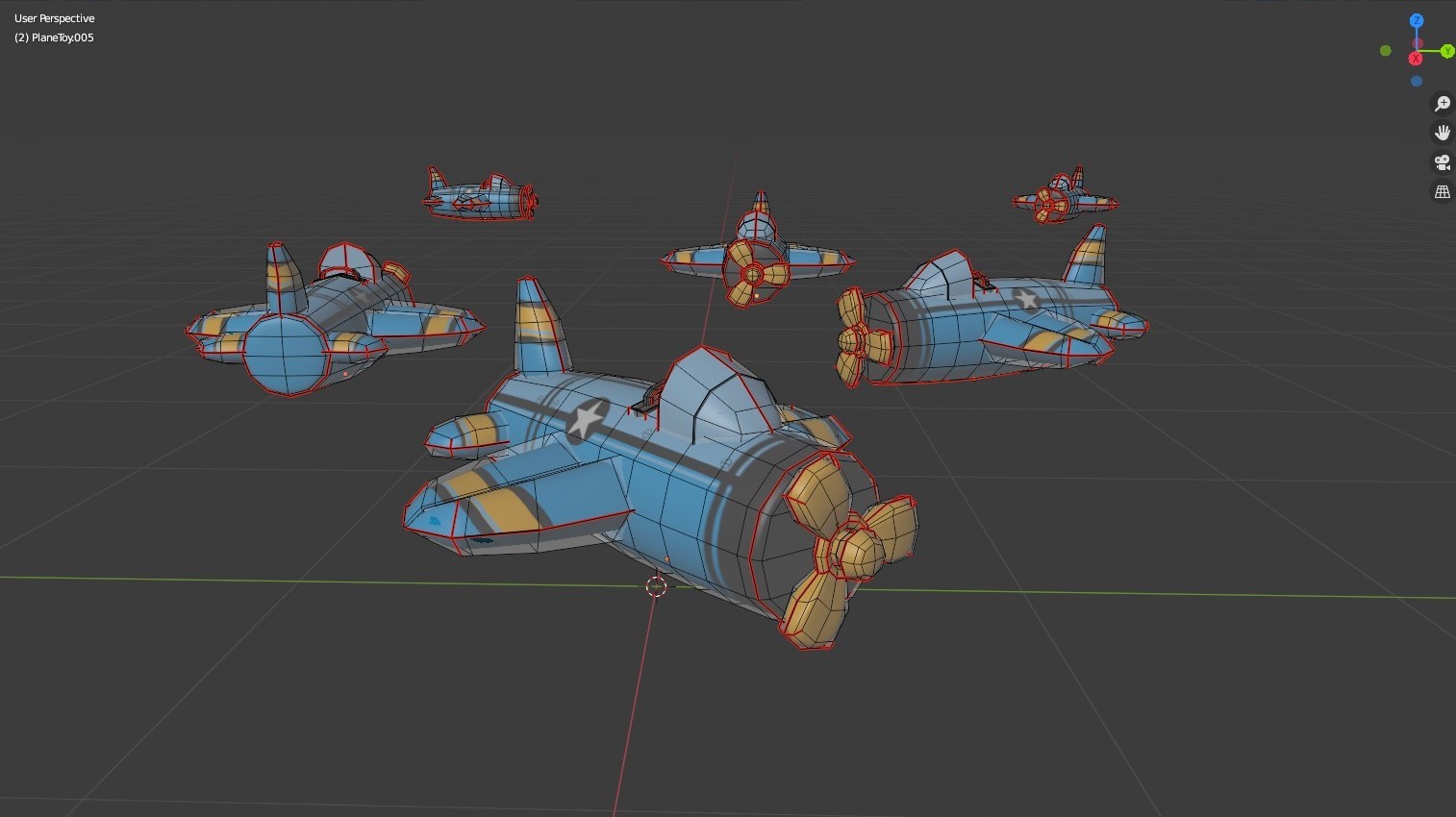 ArtStation - Plane Inflatable Toy | Game Assets