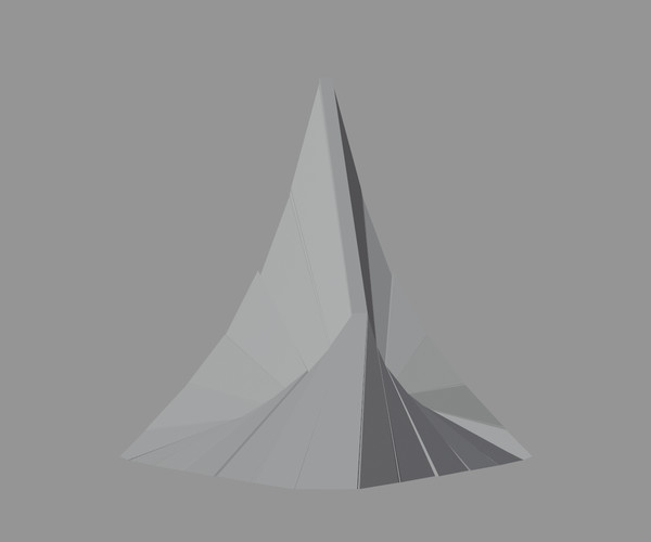 ArtStation - Artistic Decorative Peak Structure | Game Assets