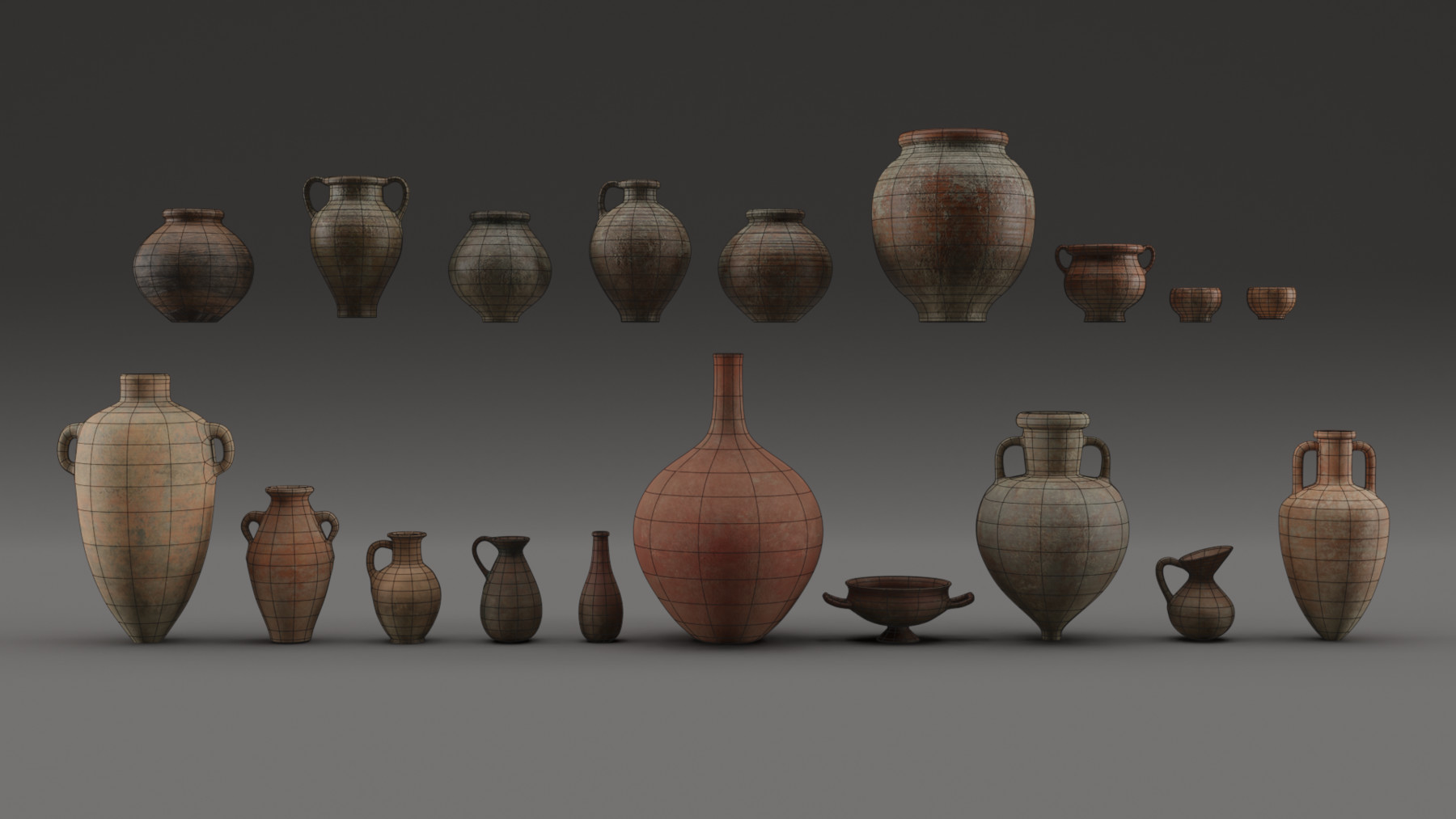 ArtStation - Clay Pots and Jugs Collection | Resources