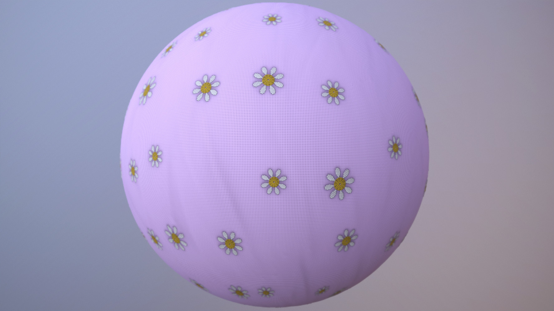 ArtStation - Embroidered Daisy Pattern Fabric | Resources
