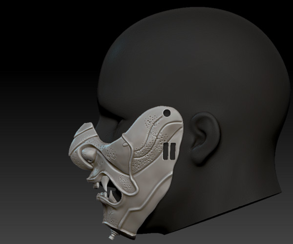 ArtStation - Sakai Mask Ghost of Tsushima Mask | Resources