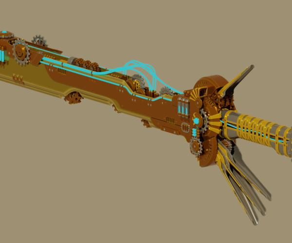 ArtStation - Steampunk Sword | Resources
