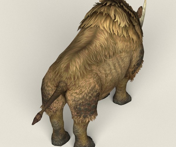 ArtStation - Ice Age Rhinoceros | Resources