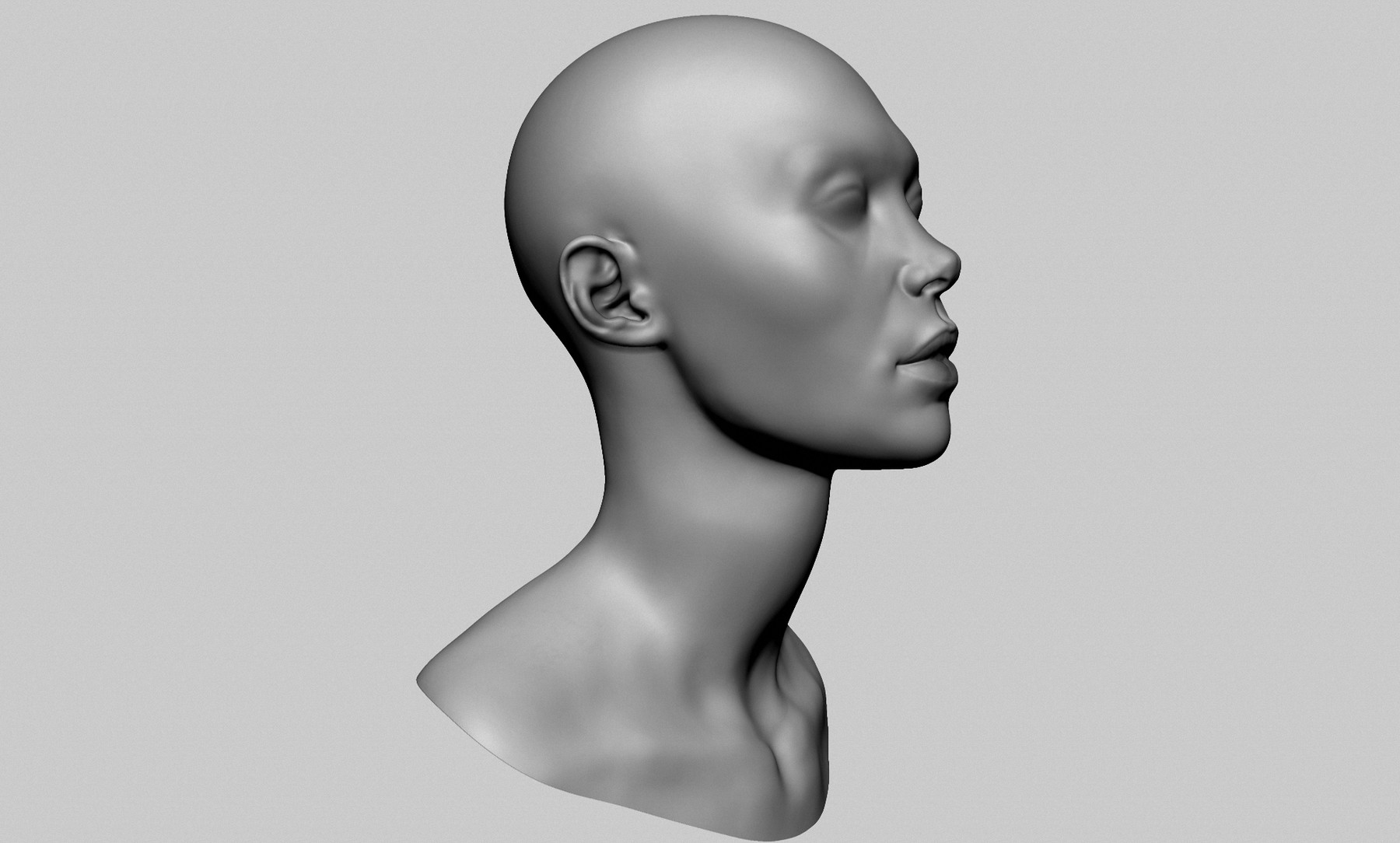 ArtStation - Base Female Head 06 | Resources