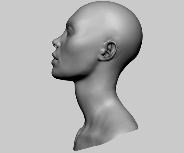 ArtStation - Base Female Head 06 | Resources