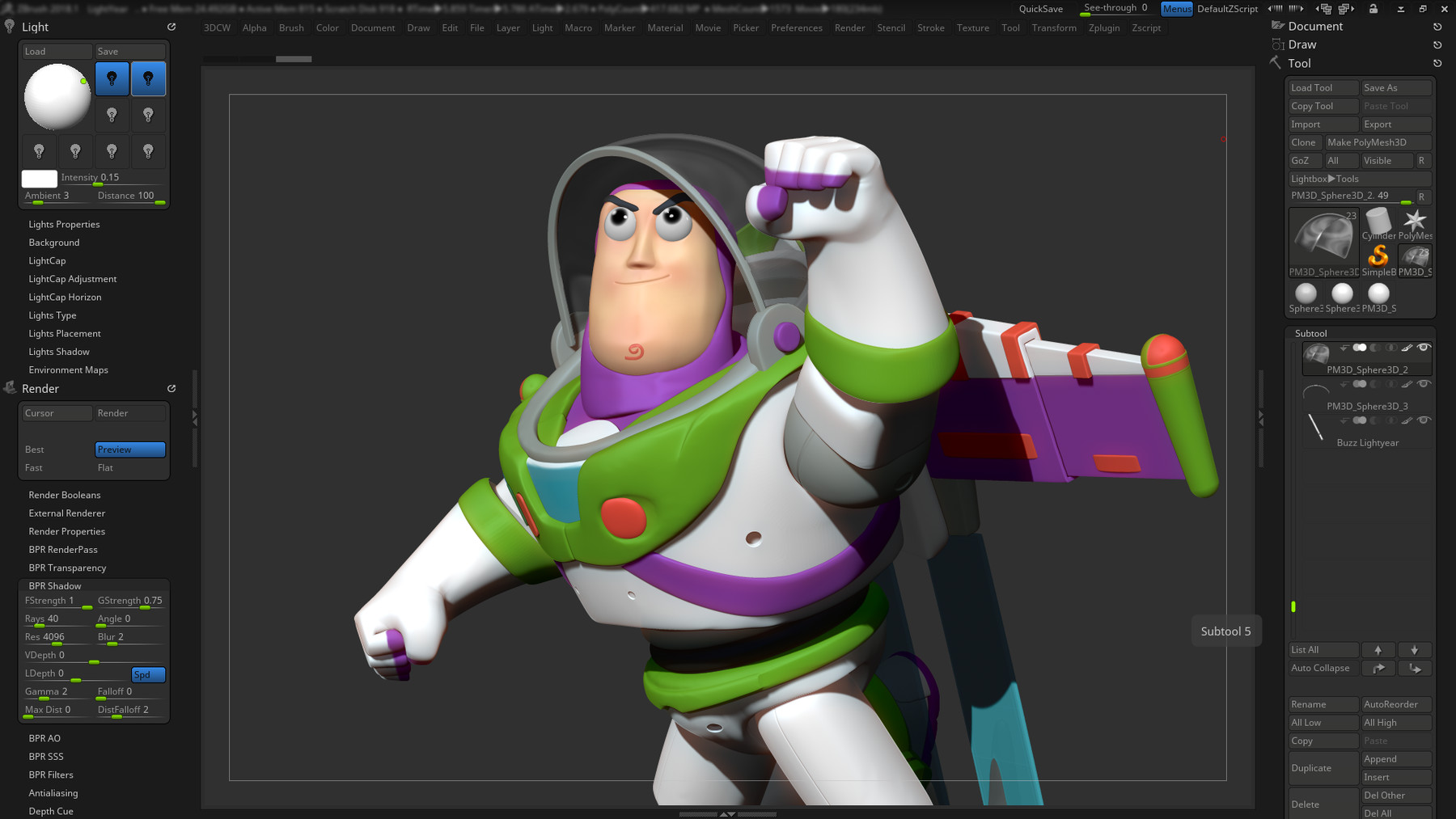 ArtStation - Buzz Lightyear | Resources