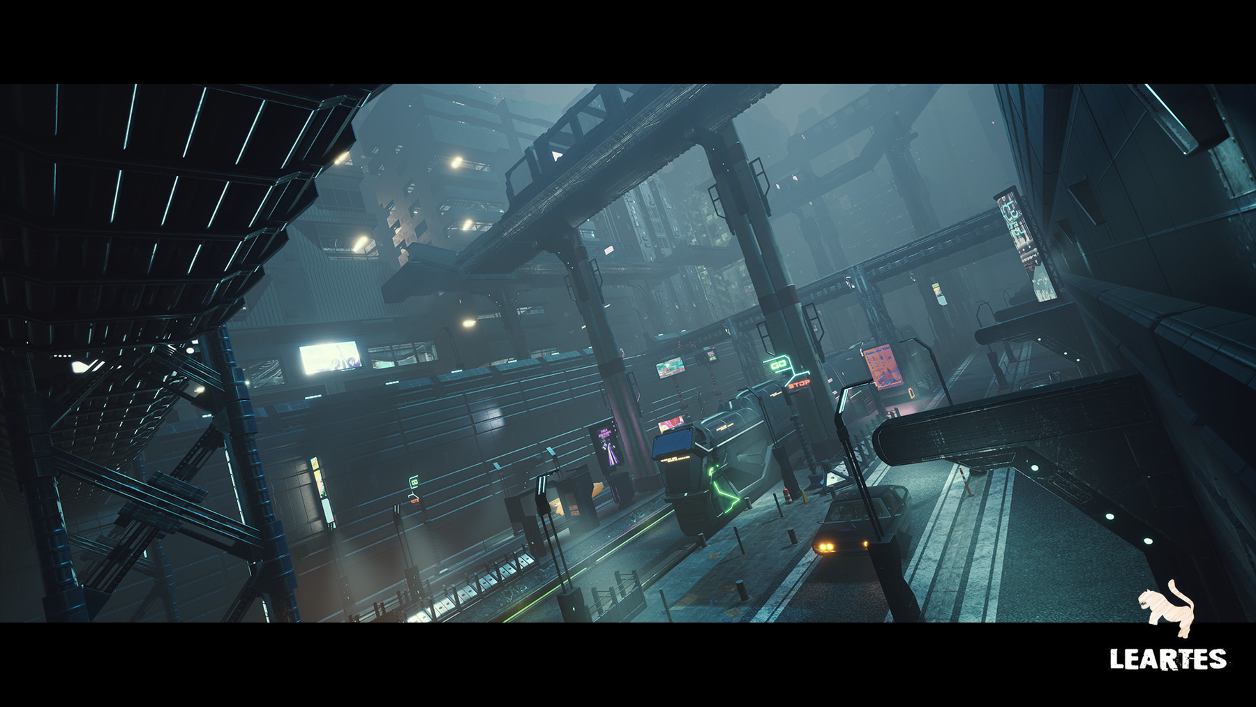ArtStation - Cyberpunk Environment Megapack (Modular / with Interiors ...