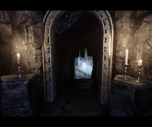 ArtStation - Merlin s Cave Environment ( Fantasy / Dungeon ) | Game Assets