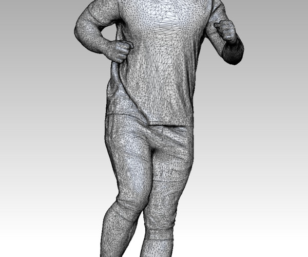 ArtStation - Young sportsman jogging 195 | Game Assets