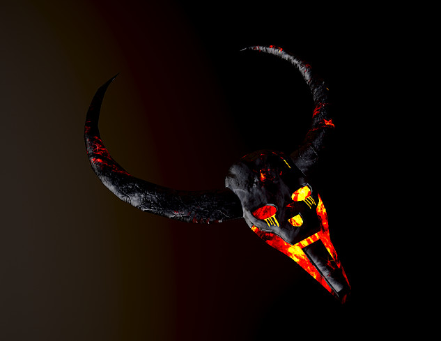 ArtStation - Demon mask | Game Assets