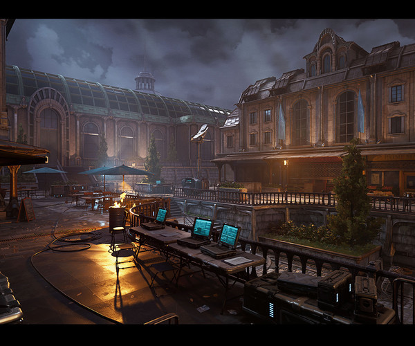 ArtStation - The Rally Point Environment ( Sci-Fi / Futuristic ...