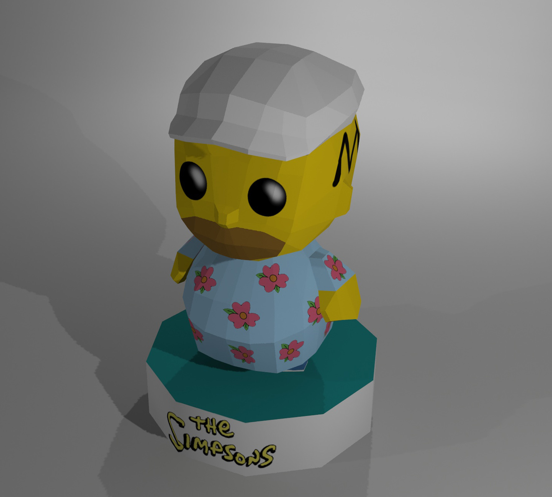 ArtStation - Homer Simpson Papercraft | Resources