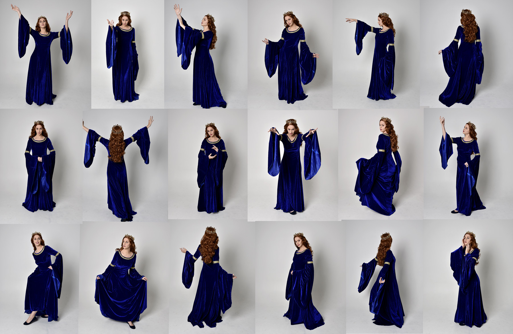 ArtStation - x101 - Medieval Lady - Reference Pose Pack | Resources