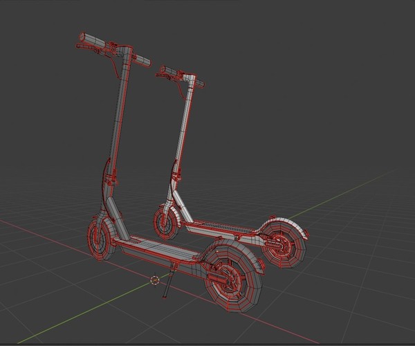 ArtStation - Electric Scooter 3D Model | Game Assets