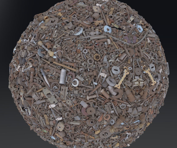 ArtStation - Metal garbage. Photogrammetry PBR textures. | Game Assets