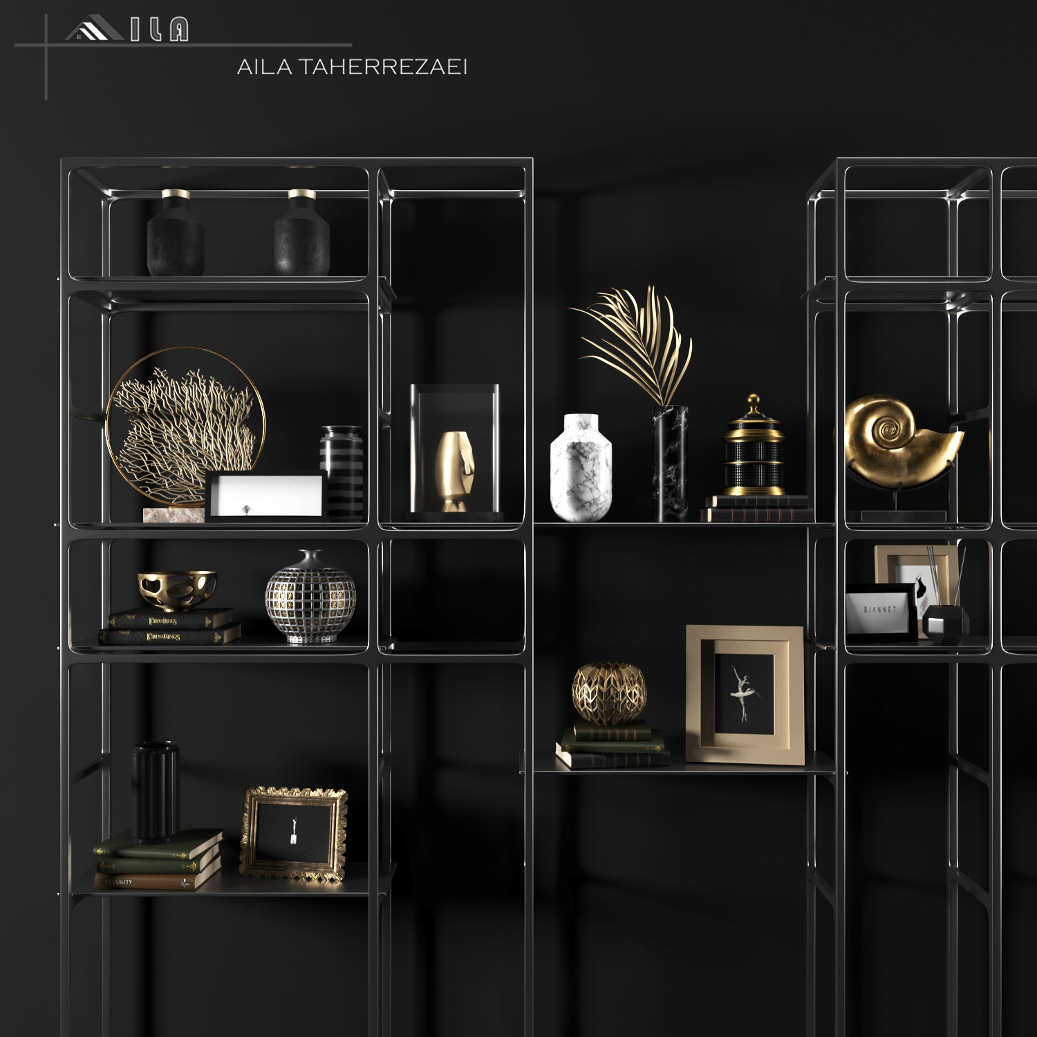 ArtStation - modern decorative set | Resources