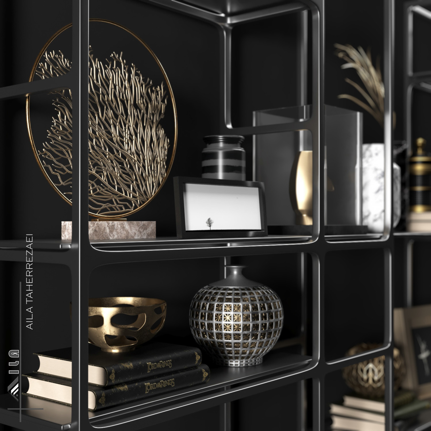 ArtStation - modern decorative set | Resources