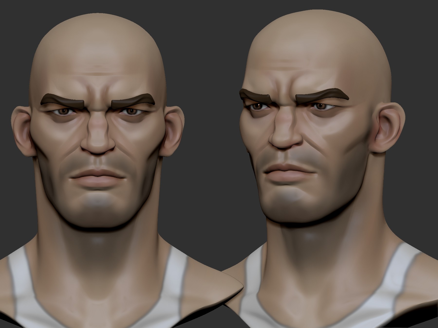 ArtStation - Stylized head male44 | Resources