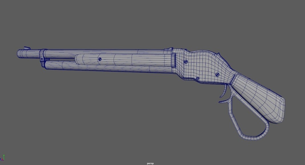 ArtStation - Winchester Model 1887 | Game Assets