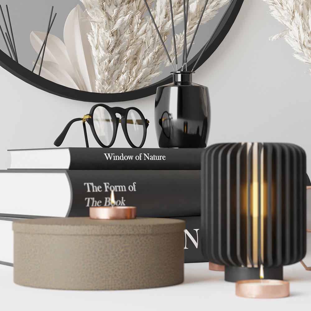 ArtStation - Black Decorative Set | Resources