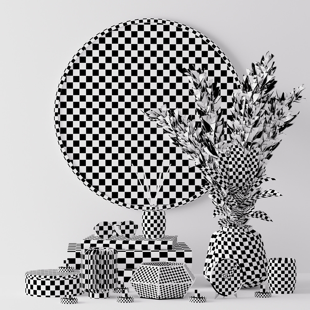 ArtStation - Black Decorative Set | Resources