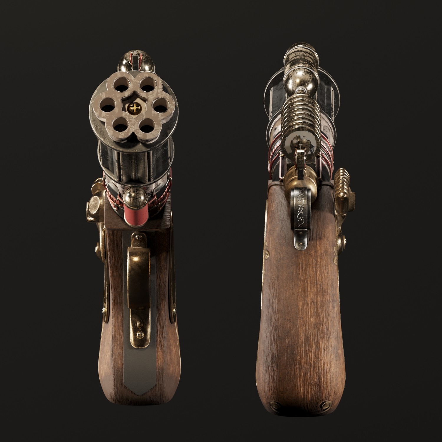 ArtStation - Steampunk Gun | Resources