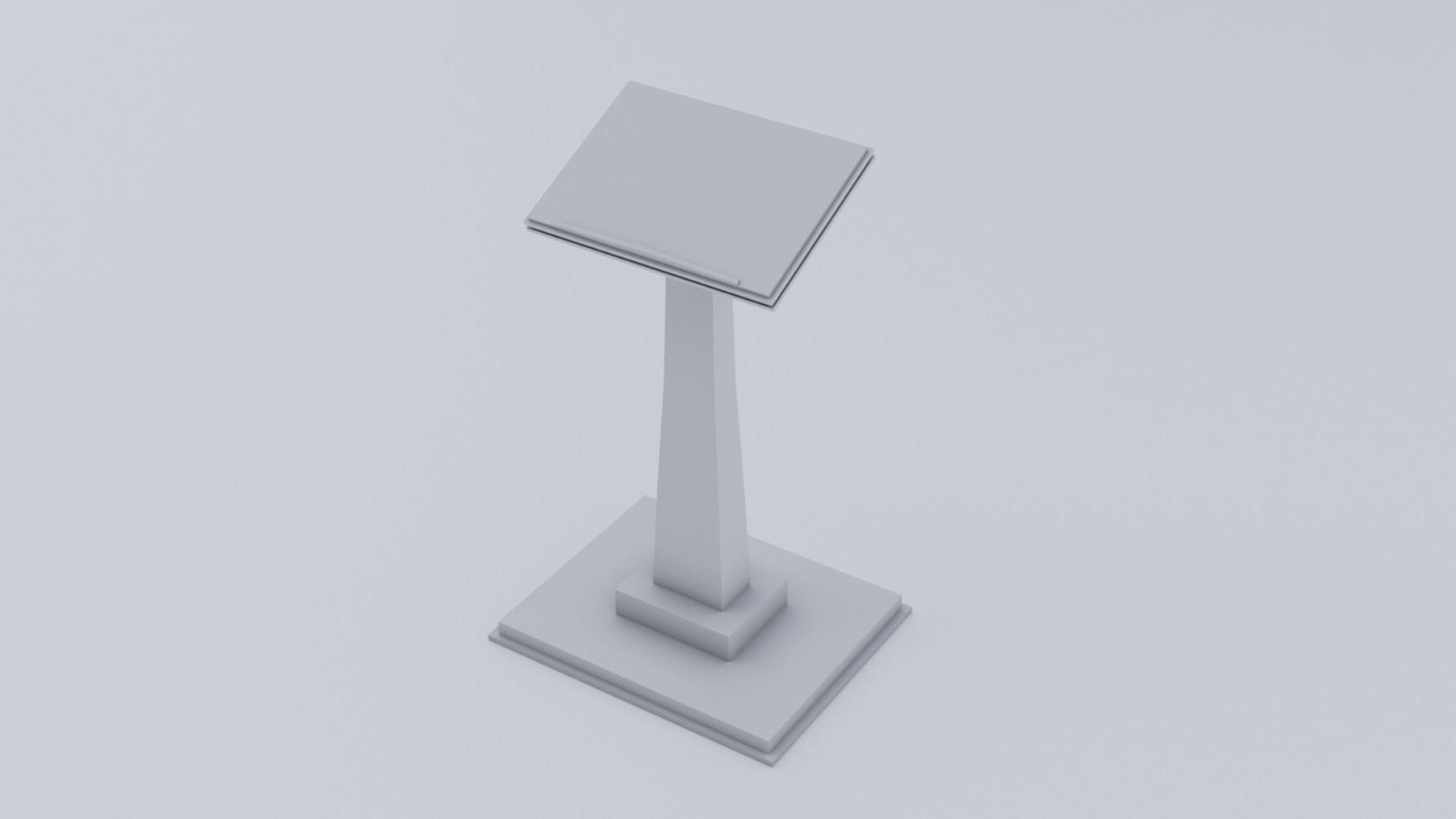 ArtStation - Thin pulpit (lectern) | Resources