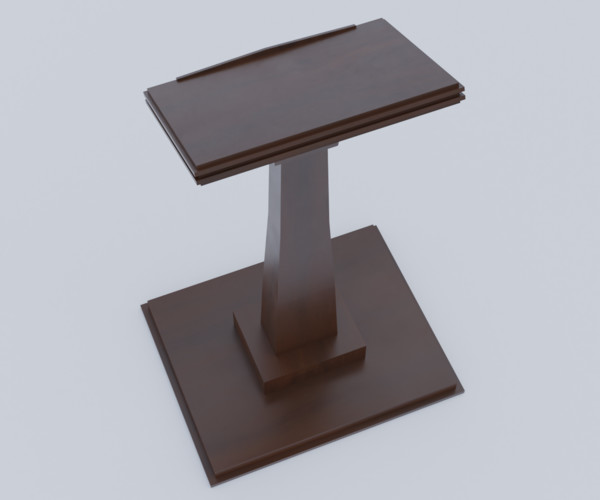 ArtStation - Thin pulpit (lectern) | Resources