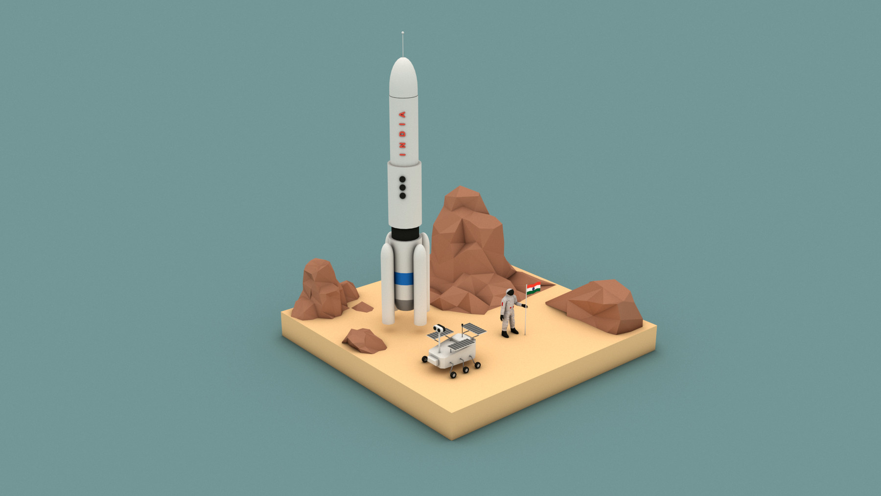 ArtStation - Low Poly Space Pack | Game Assets