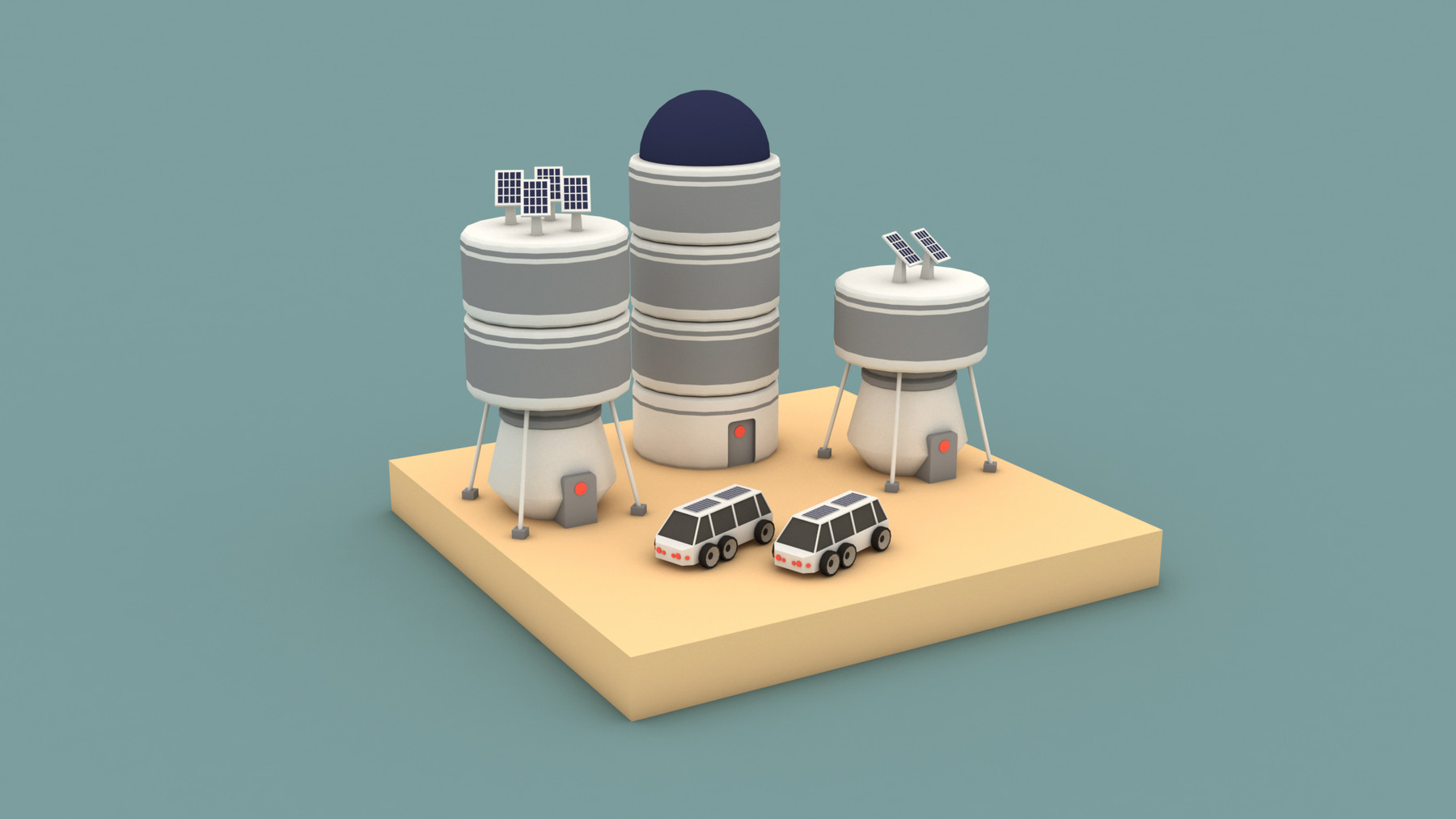 ArtStation - Low Poly Space Pack | Game Assets