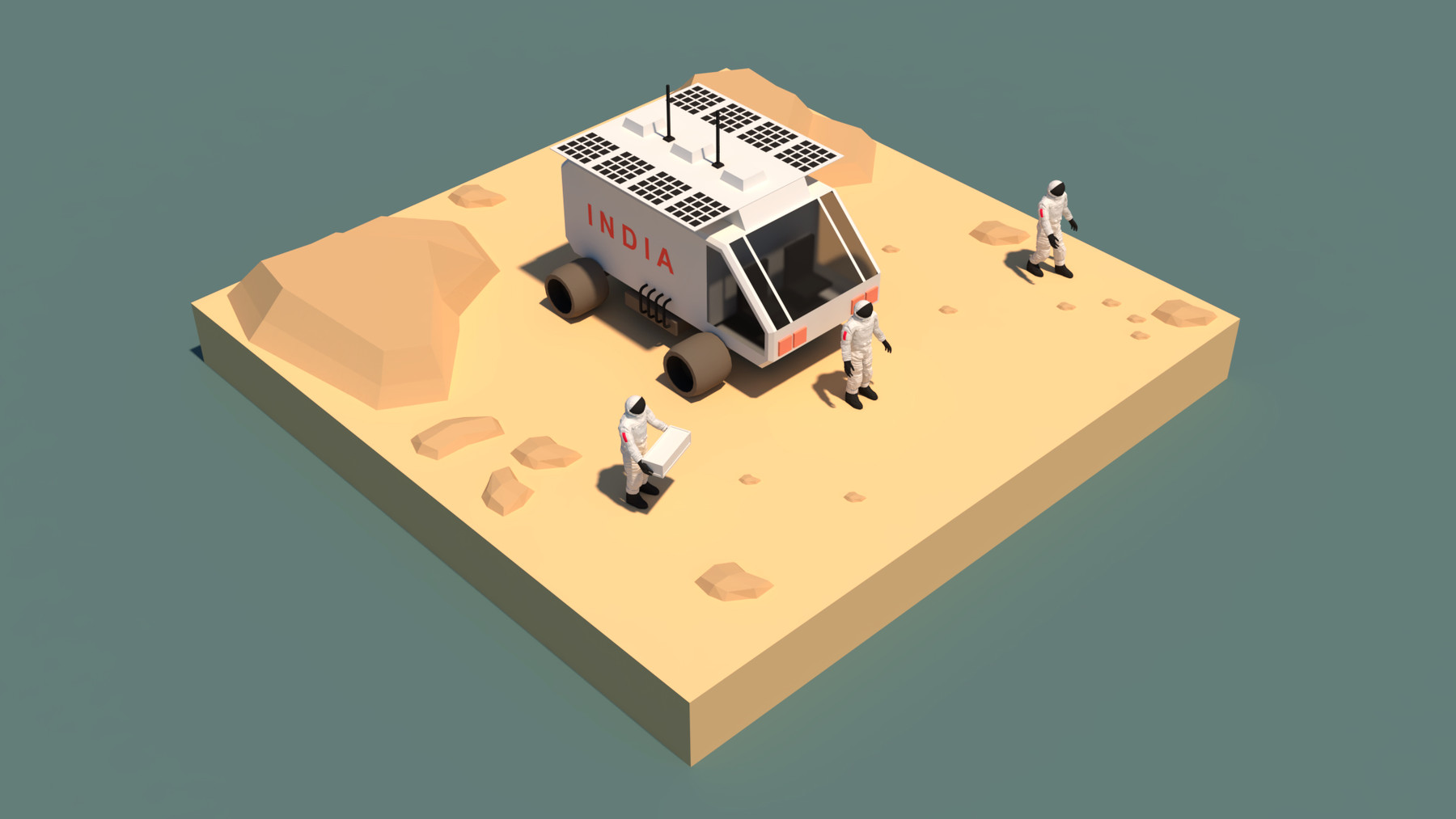 ArtStation - Low Poly Space Pack | Game Assets