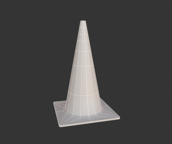 ArtStation - Street Cone - 4K Textures - Lowpoly PBR | Game Assets
