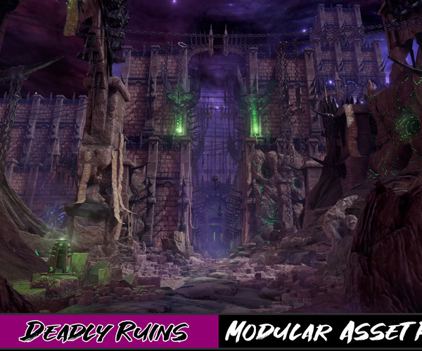 ArtStation - Deadly Ruins - Modular Asset Pack | Resources