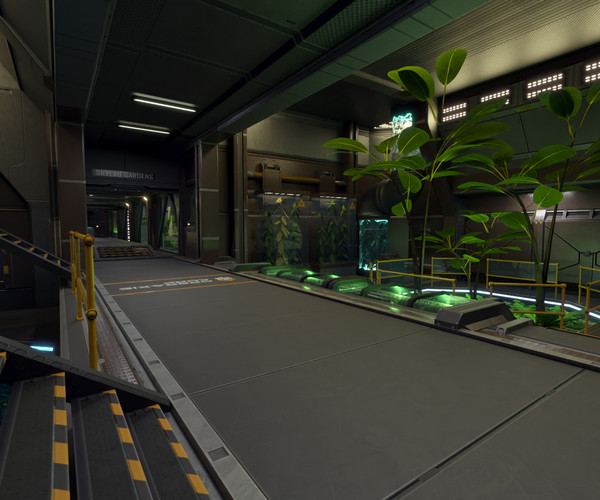 ArtStation - Sci Fi Scientific Research Lab Facility Modular Kit | Game ...