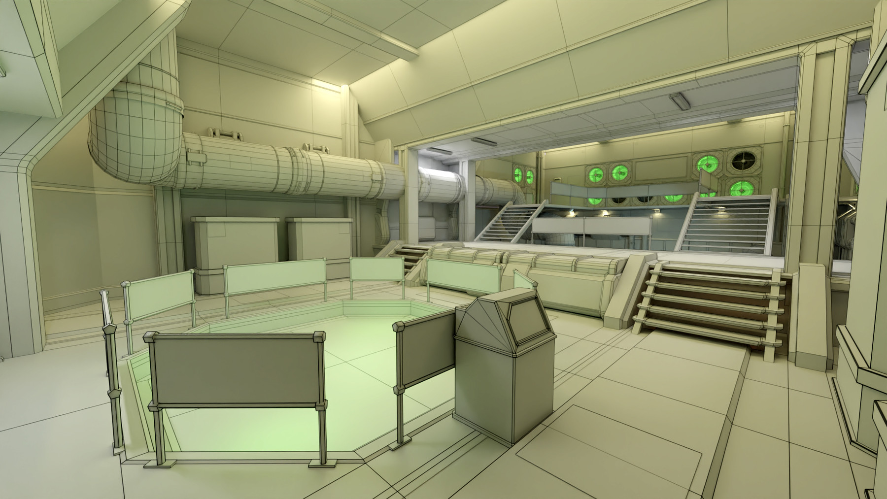 ArtStation - Sci Fi Scientific Research Lab Facility Modular Kit | Game ...