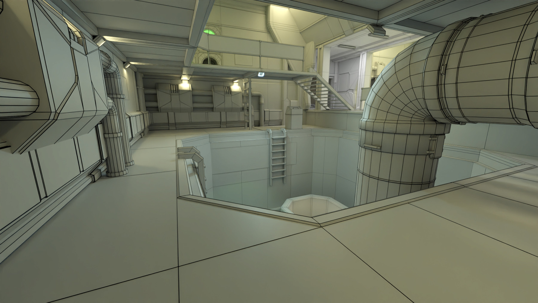 ArtStation - Sci Fi Scientific Research Lab Facility Modular Kit | Game ...