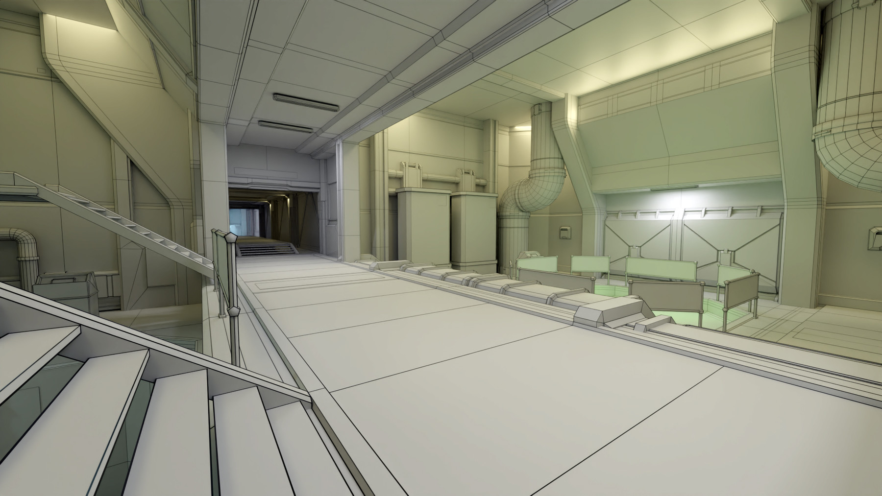 ArtStation - Sci Fi Scientific Research Lab Facility Modular Kit | Game ...