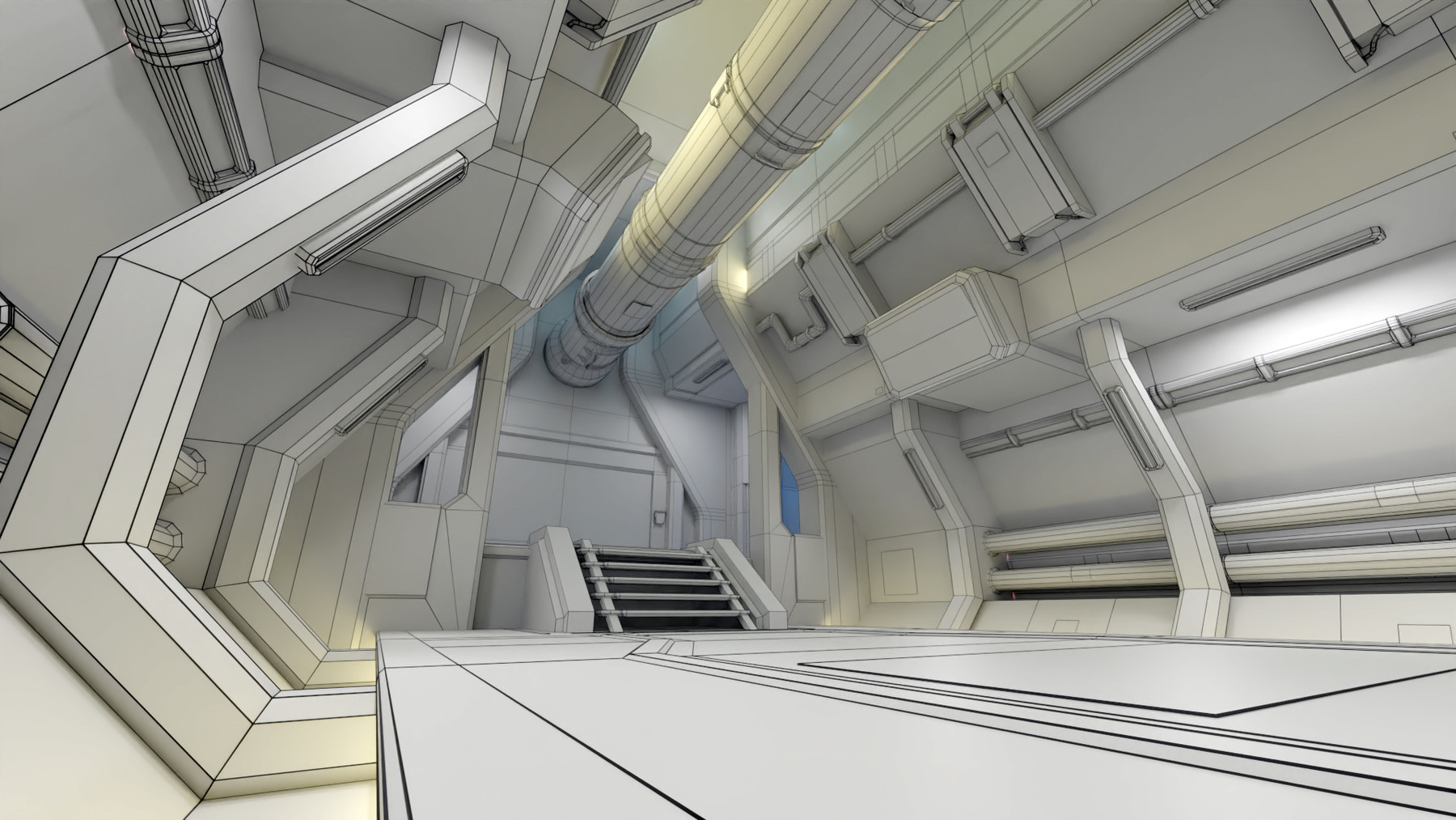 ArtStation - Sci Fi Scientific Research Lab Facility Modular Kit | Game ...