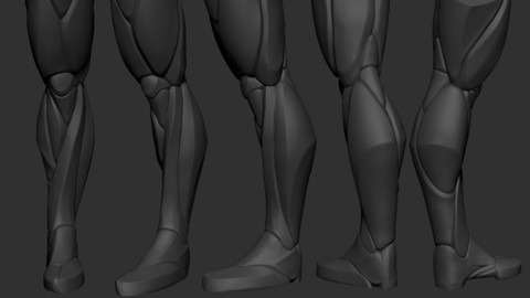 ArtStation - Sketch Hardsurface leg | Resources
