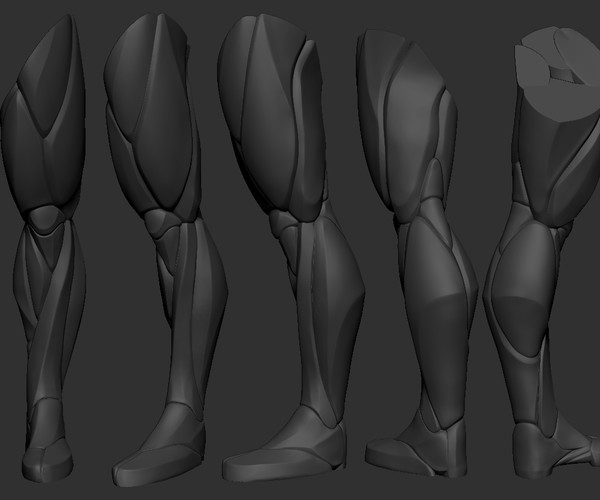 ArtStation - Sketch Hardsurface leg | Resources
