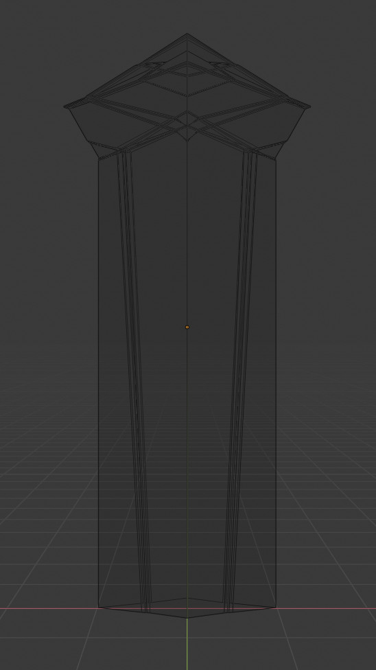 ArtStation - Silver Futuristic Artistic Decorative Pillar | Game Assets