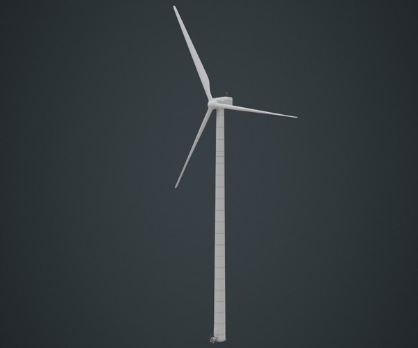 ArtStation - Wind Turbine 1B | Game Assets