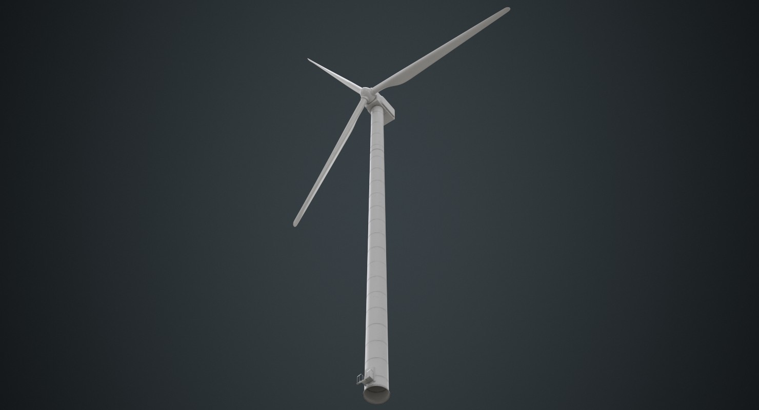 ArtStation - Wind Turbine 1B | Game Assets