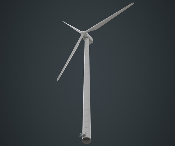 ArtStation - Wind Turbine 1B | Game Assets